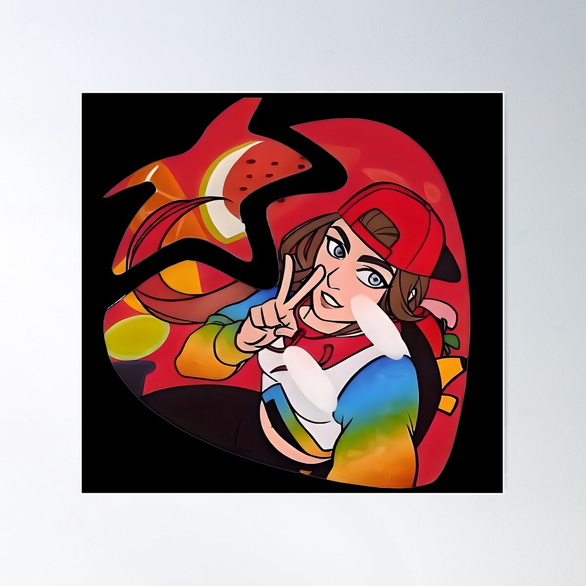 Loserfruit Poster Wall Art, Modern Wall Decor For Living Room Bedroom ...