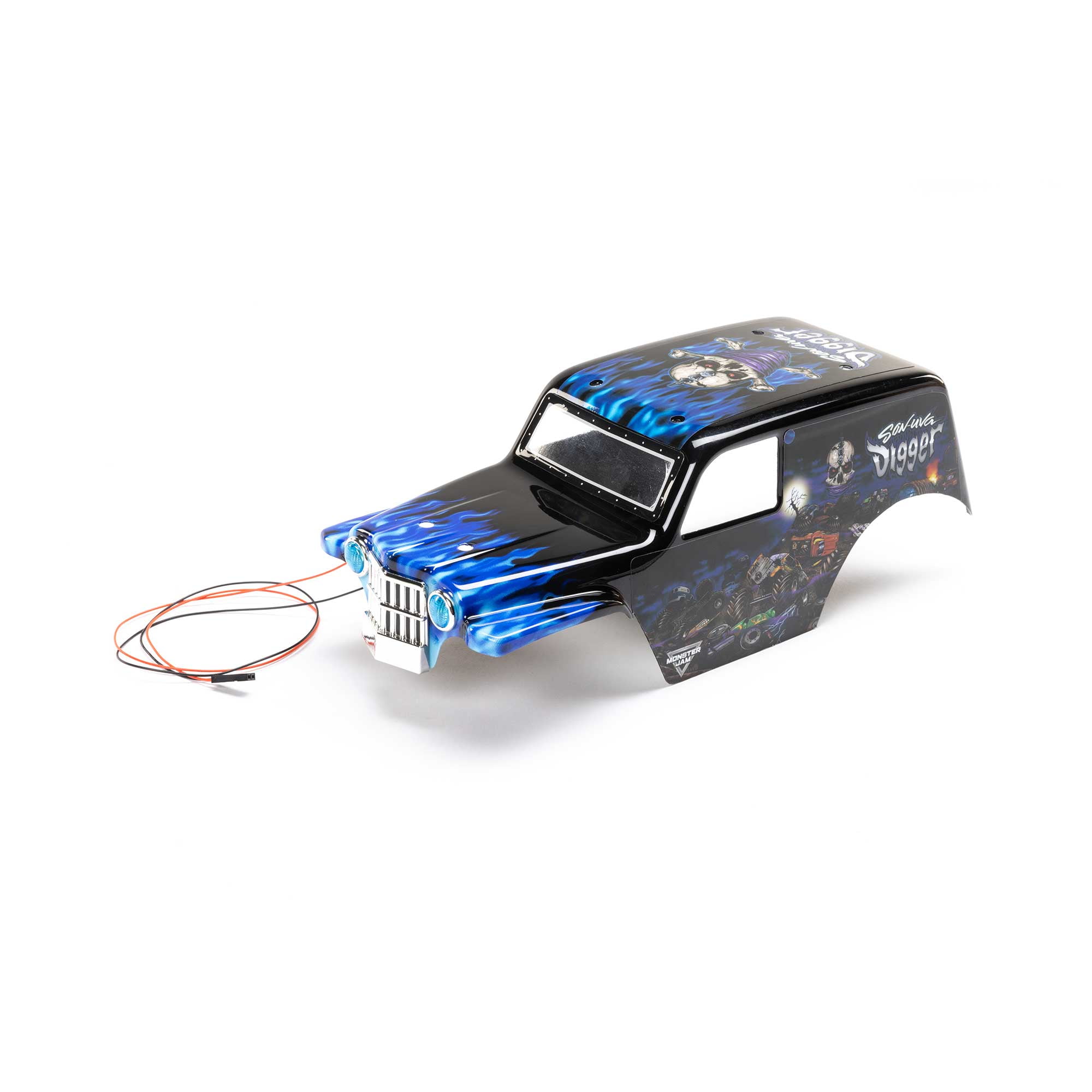 Losi Body Set Son Uva Digger Painted Mini LMT LOS210046 - Walmart.com