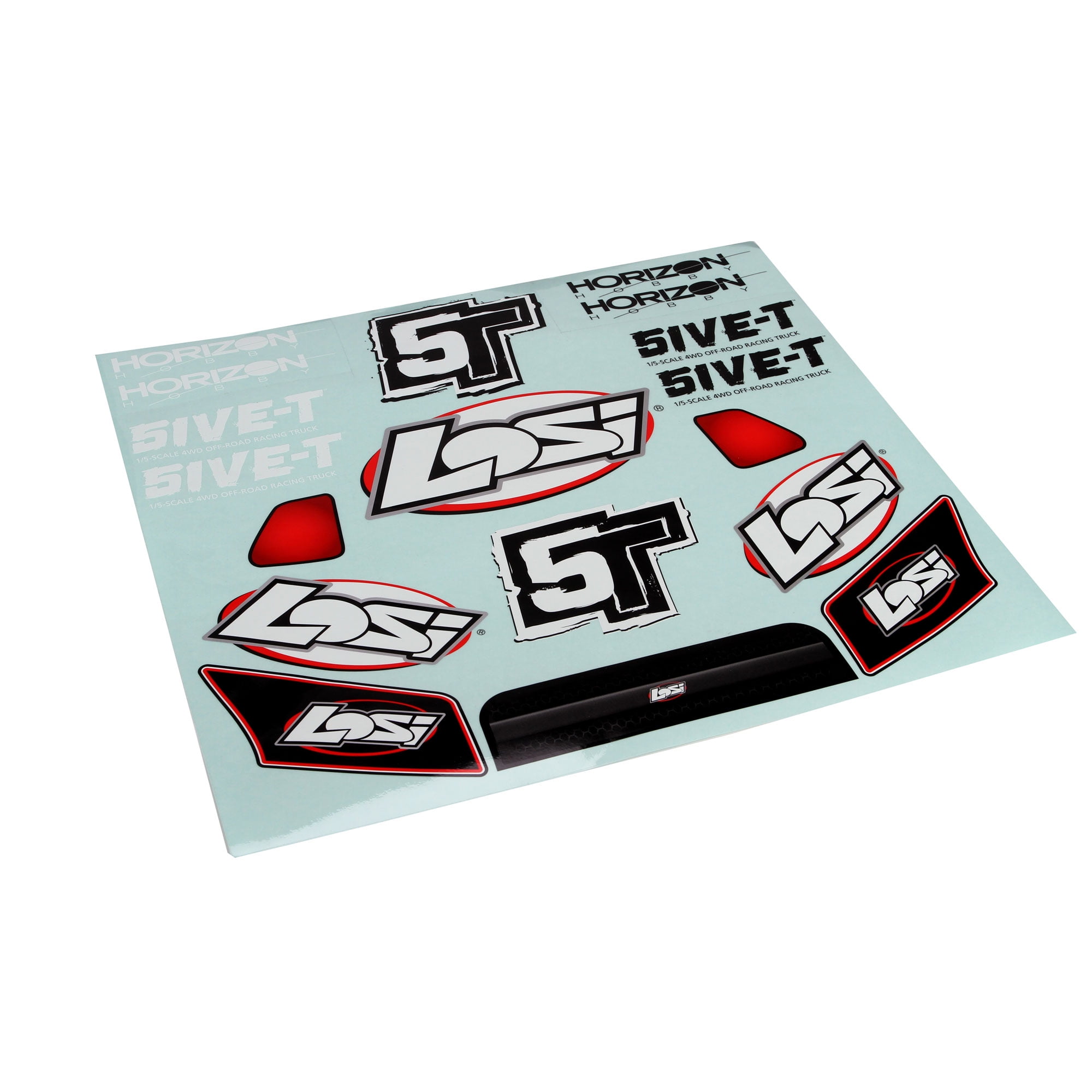 Losi Grill Lights & Logo Sticker Sheet 5IVE-T LOSB8220 Car/Truck Bodies ...