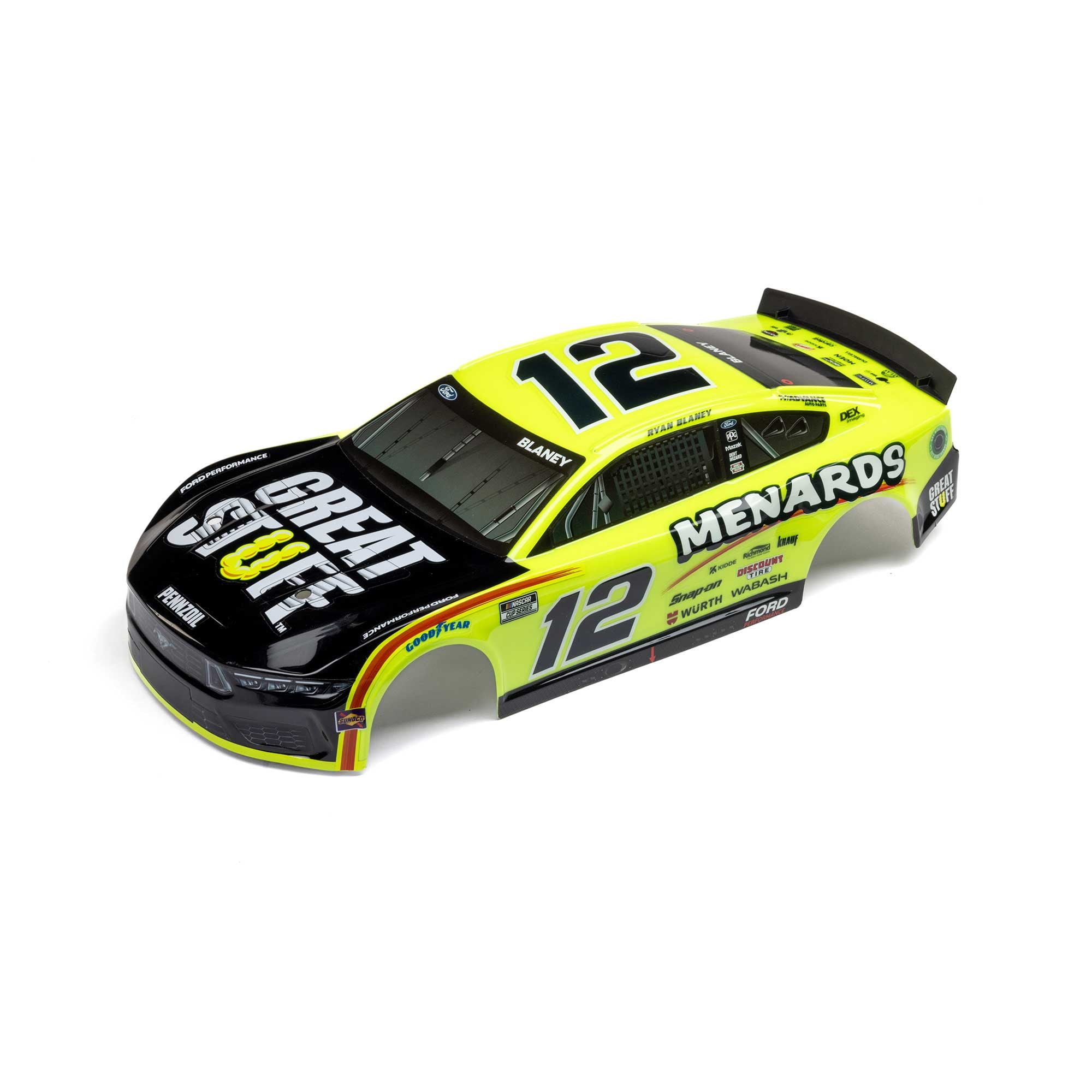 Losi Blaney #12 Menards 2024 Body NASCAR GROM LOS-1909 - Walmart.com