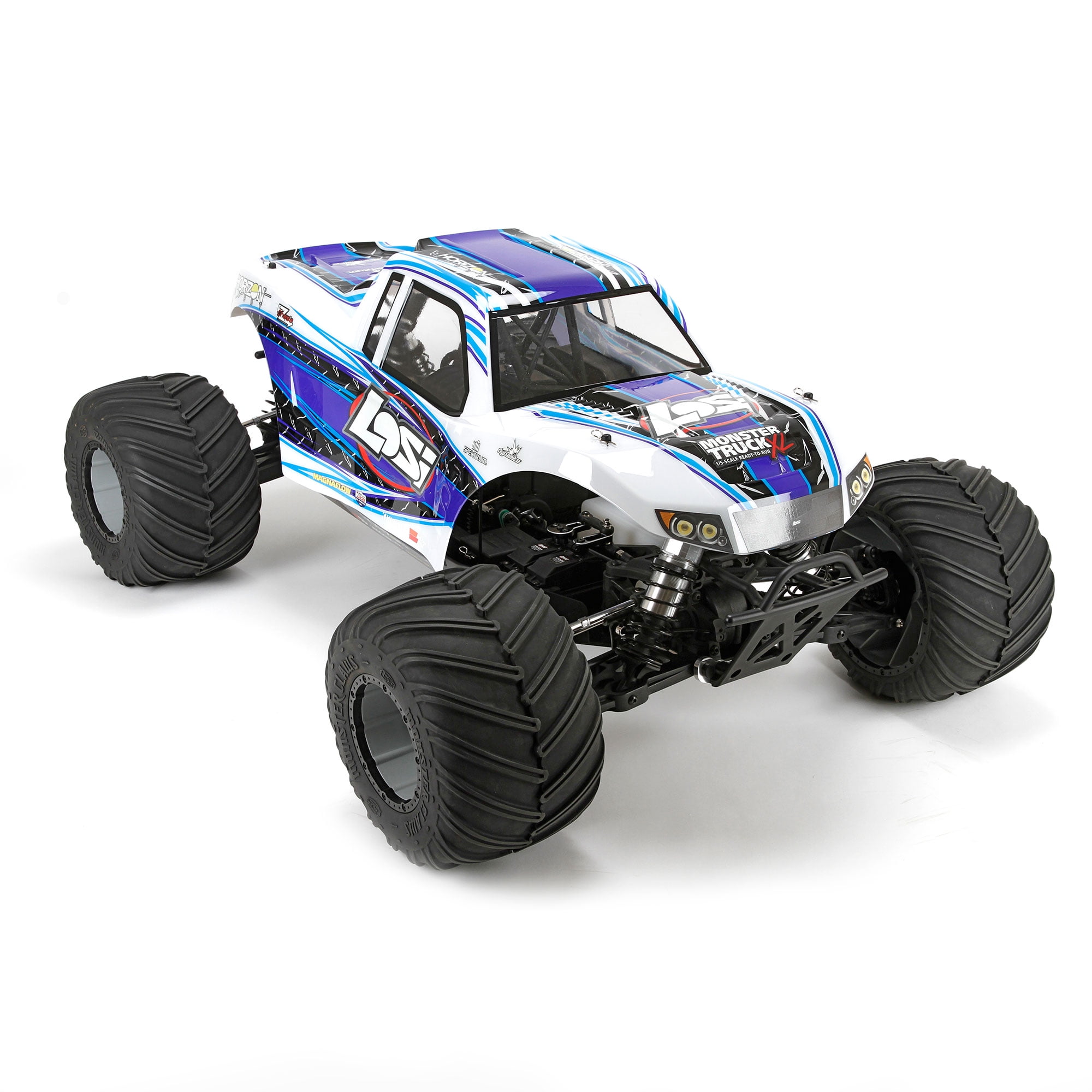 Losi Monster Truck XL RTR AVC 1/5 4 Wheel Drive White LOS05009T2 Cars ...