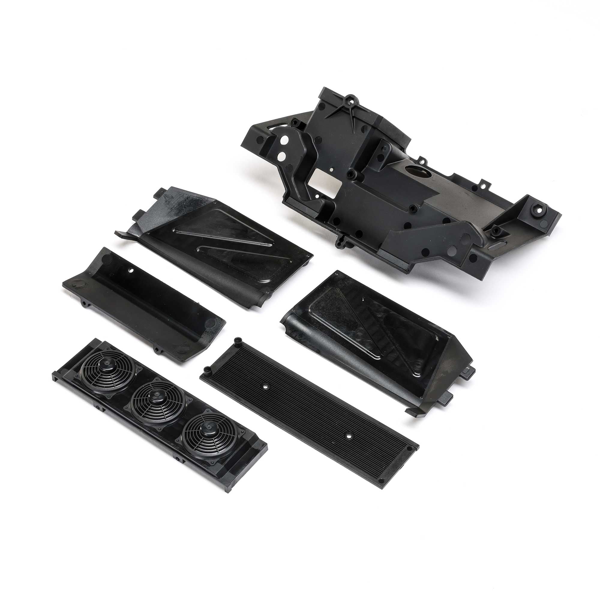 Losi Rear Bulkhead Fan Panel & Mud Guard Baja Rey 2.0 LOS231109 ...