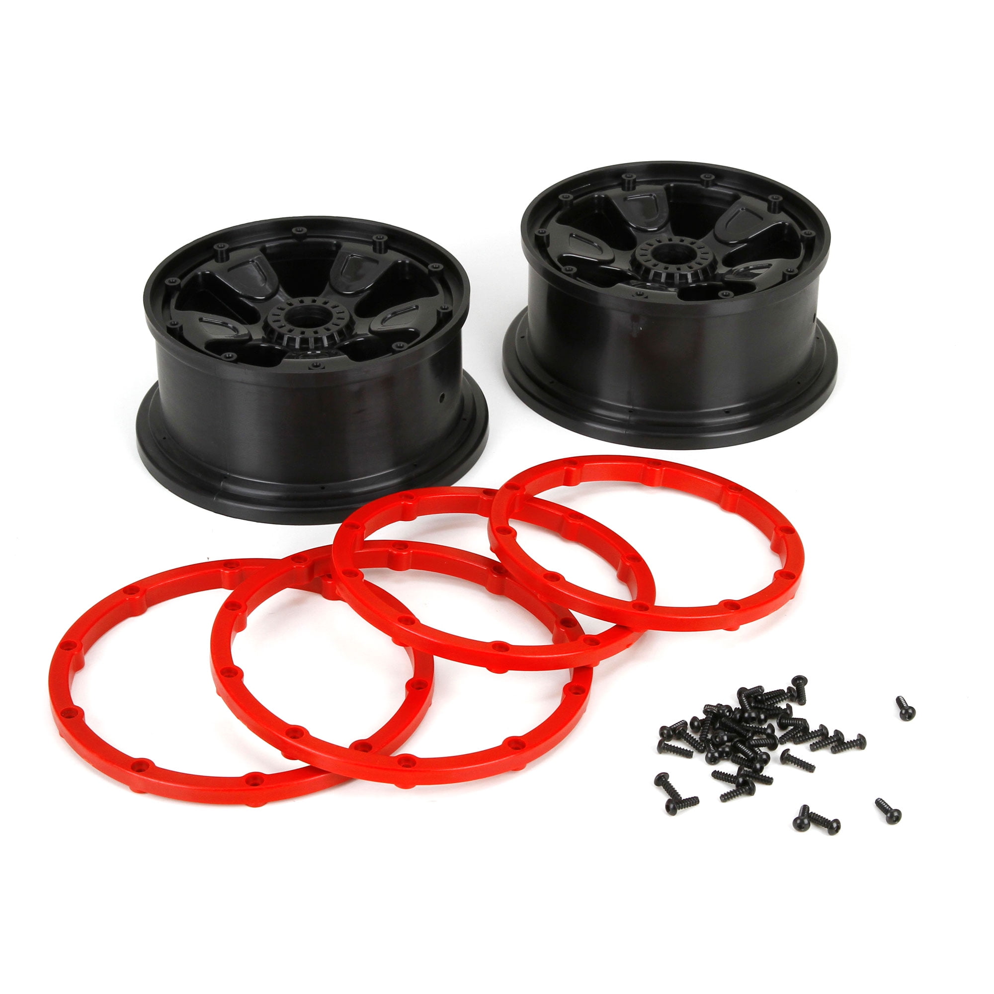 Losi Wheel/Beadlock Black 2 15 4 Wheel Drive DB XL LOS45005 RC Tire - Walmart.com