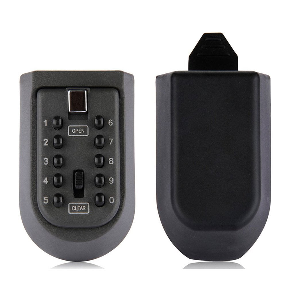 Lospu HY Indoor & Outdoor Key Lock Box Wall Mounted Push Button ...