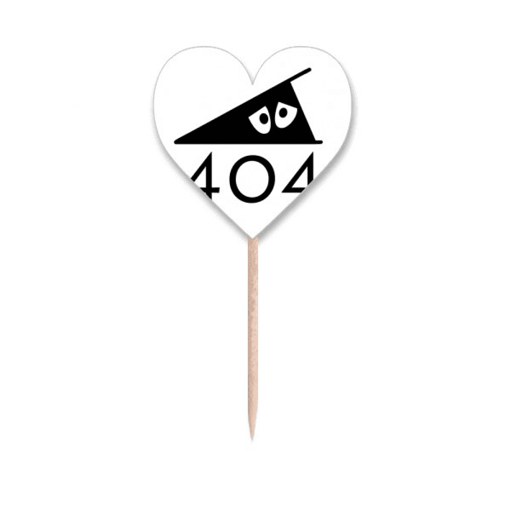 Loss Eye Observation Judgment Toothpick Flags Heart Lable Cupcake Picks ...