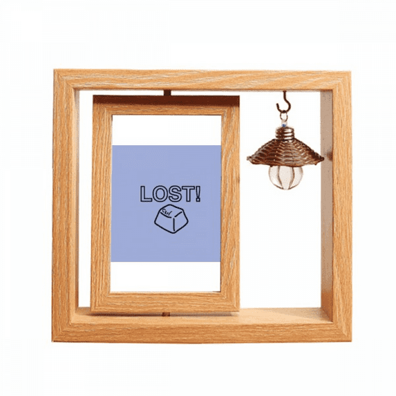 Loss Keyboard Control Effects Wooden Rotating Picture Photo Frame 4x6 ...