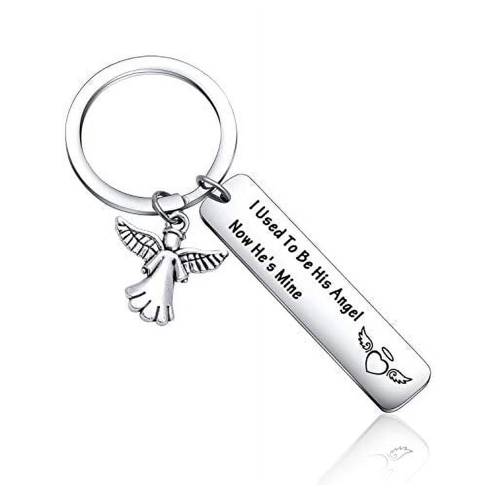 Loss of dad keychain Guardian Angel Keychain Loss of dad gift Sympathy ...