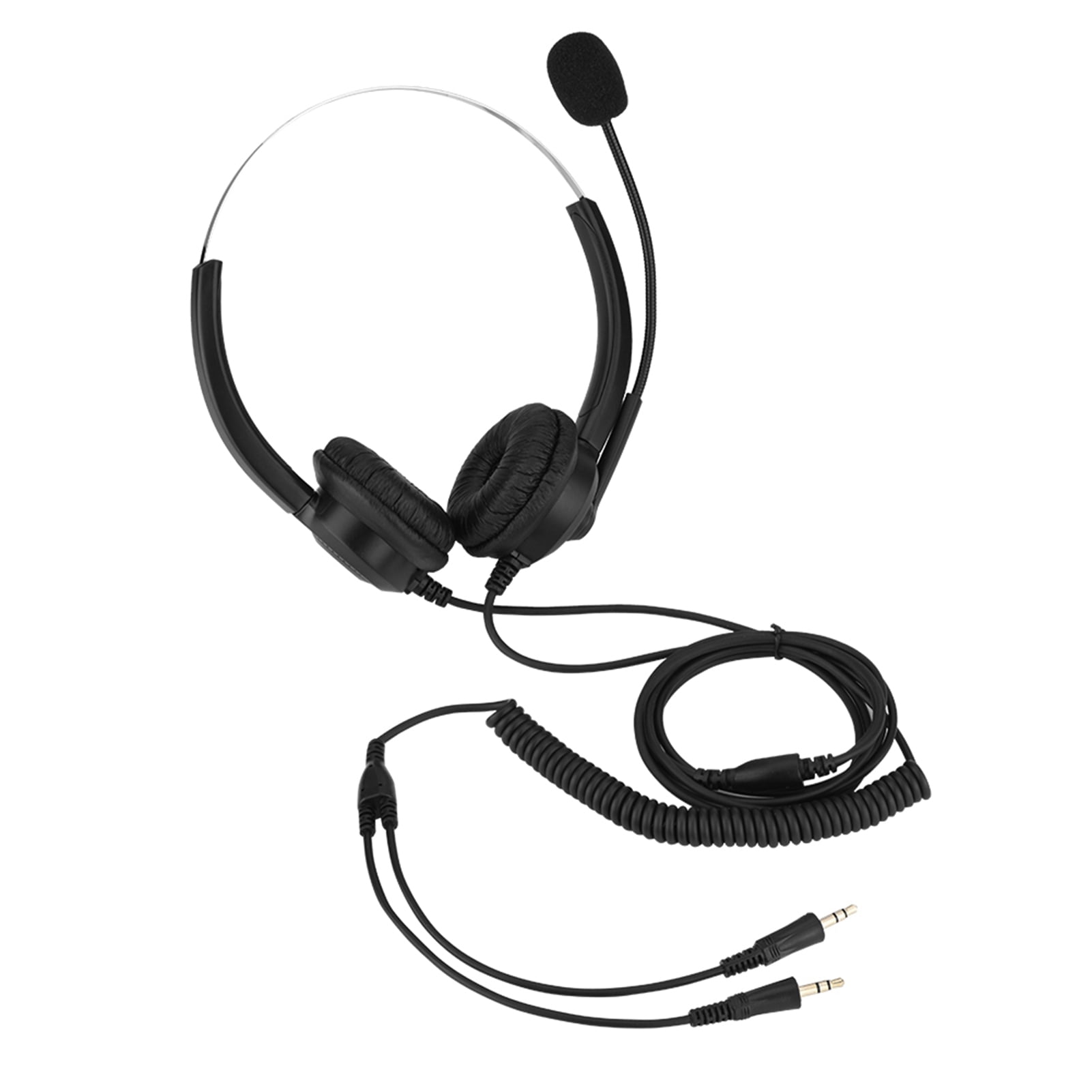 Lossless Sound Call Center Headphones 330° Rotary Earmuffs Call Center ...