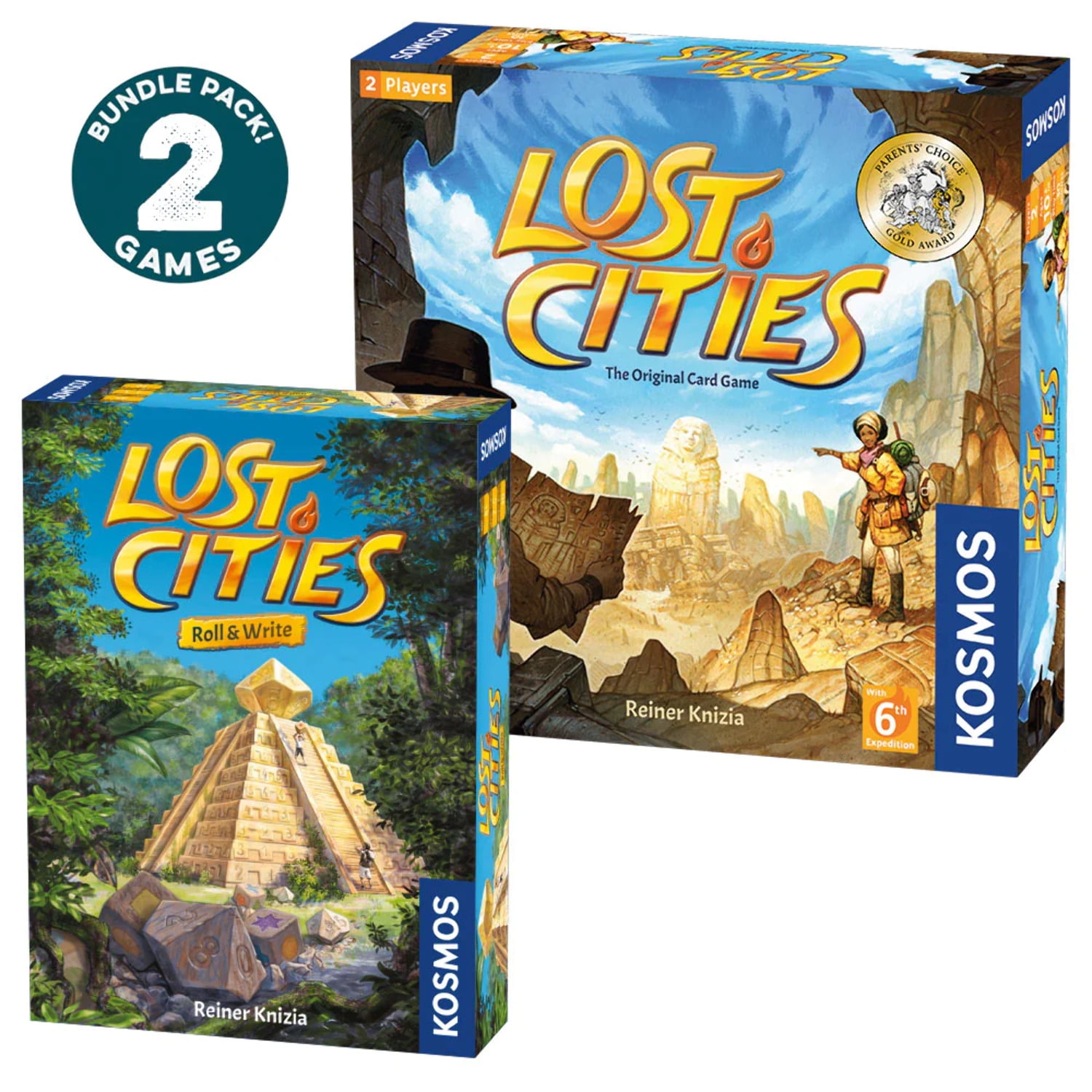 Lost Cities 2-Pack | Lost Cities - Card Game - With 6th Expedition ...