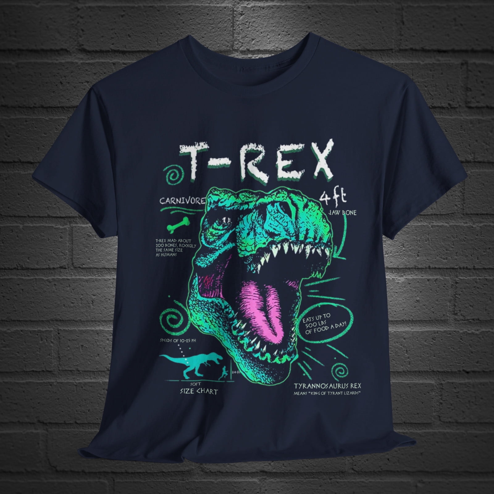 Lost Gods T-Rex Schematic Detail T-Shirt,Visit Trip Museum,Dino Lover ...