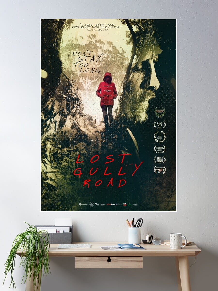Lost Gully Road Poster Wall Art, Modern Wall Decor For Living Room ...