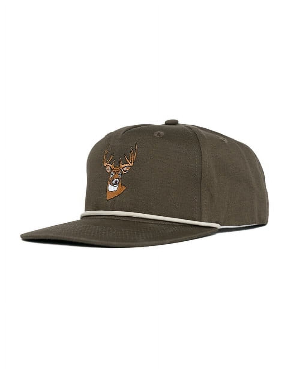 Realtree Deer Head Embroidered 100% Cotton Outdoor Baseball Cap, Black ...