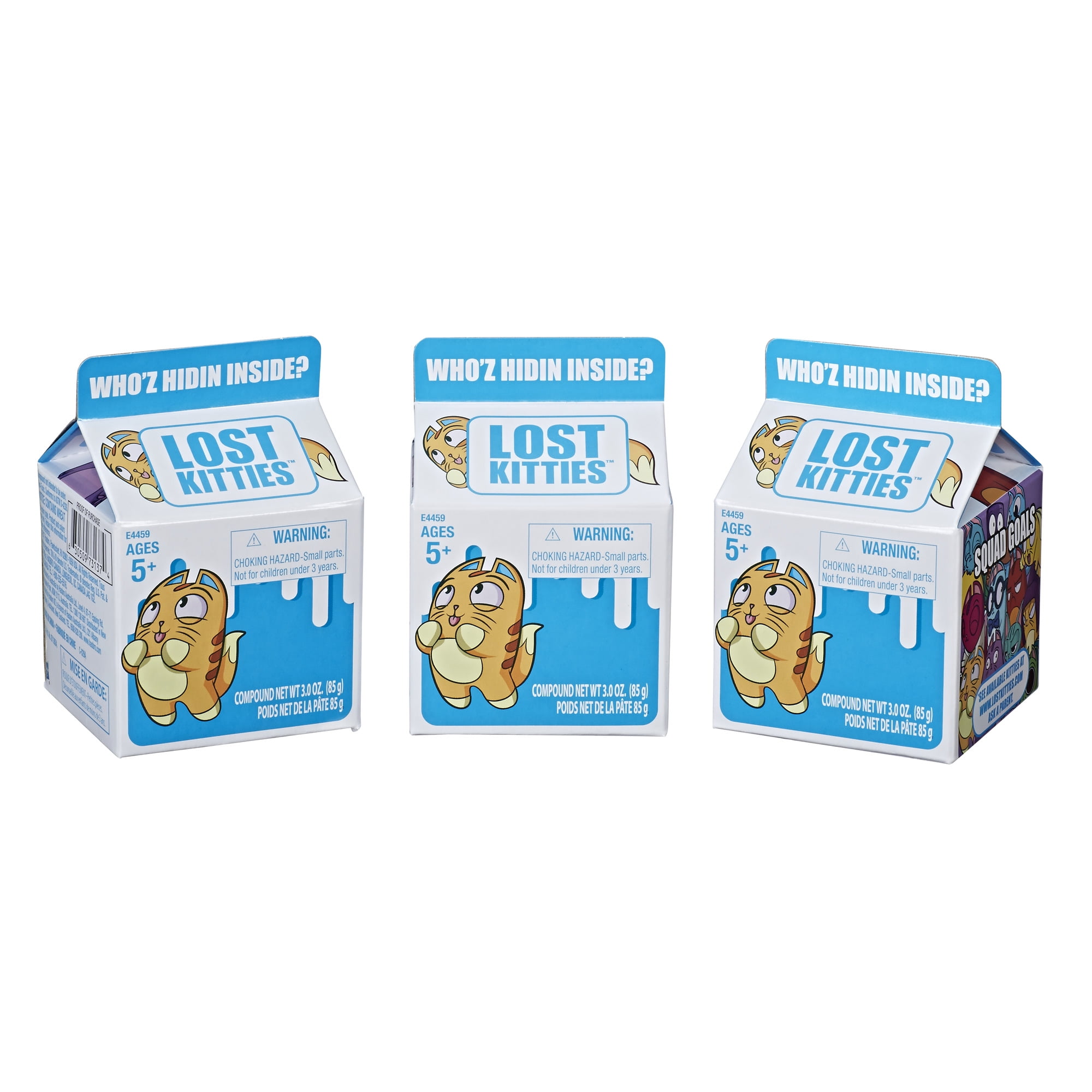 Lost Kitties Surprise Mystery Toy 3-Pack, Who's Hiding Inside, Ages 5 ...