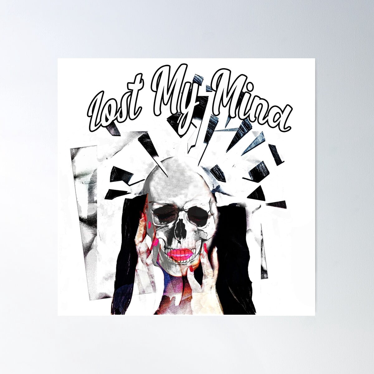 Lost My Mind Poster Wall Art, Modern Wall Decor For Living Room Bedroom ...