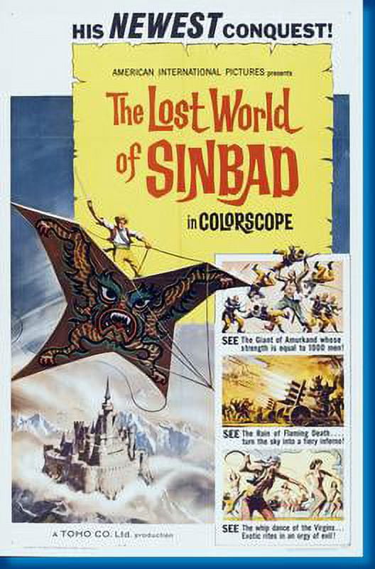 Lost World Of Sinbad The Movie Poster 16in x 24in 16x24 Multi-Color ...