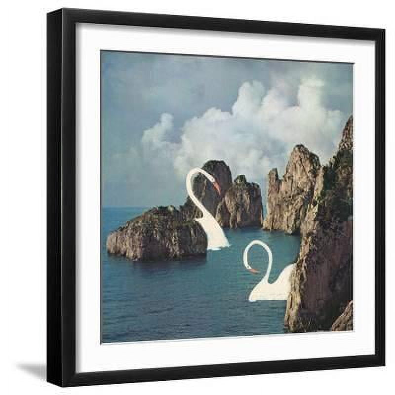 Lost but not Worried, Animals Scenic Framed Art Print Wall Art by ...