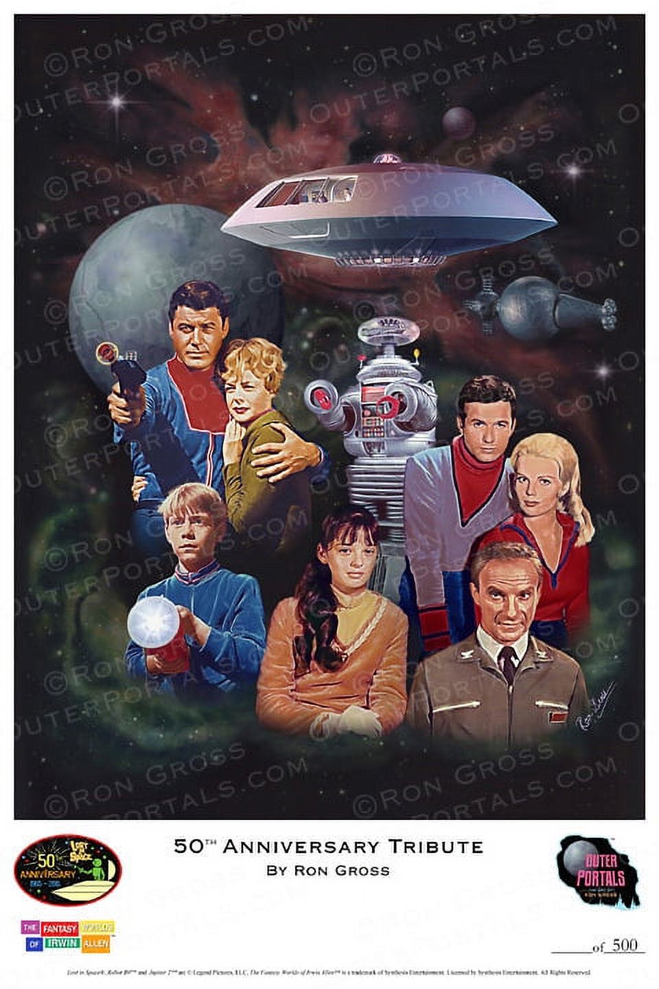 Lost in Space - 50Th Anniversary Tribute - Print by Ron Gross #2 ...
