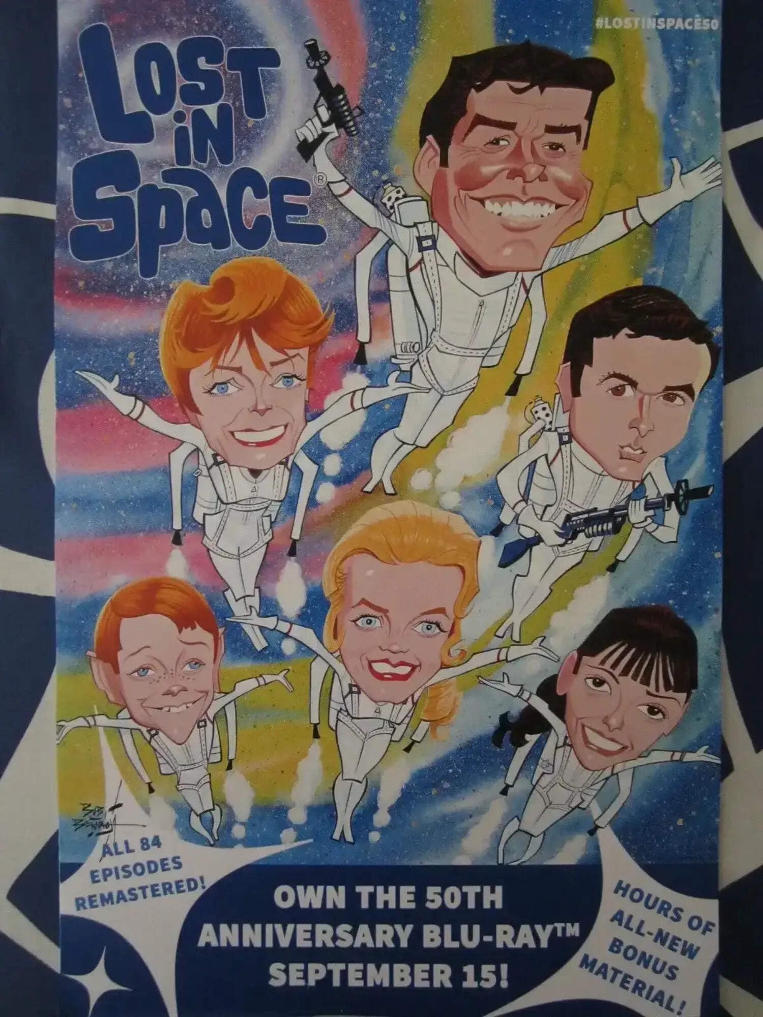 Lost in Space 50th Anniversary Blu-Ray 2015 SDCC mini poster - Walmart.com