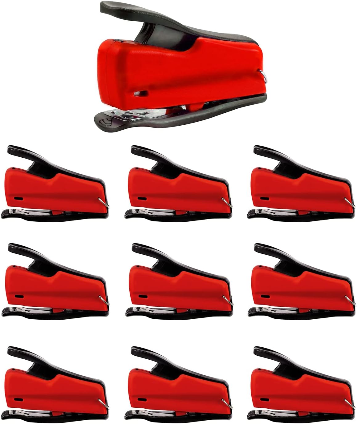 Lot of 10 Compact and Convenient Paper Pro Nano Mini Stapler: Portable ...