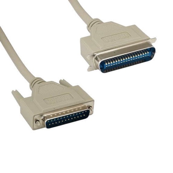 Lot of 10pc Kentek 25 Feet FT IEEE-1284 DB25 to CN36 Parallel Serial ...