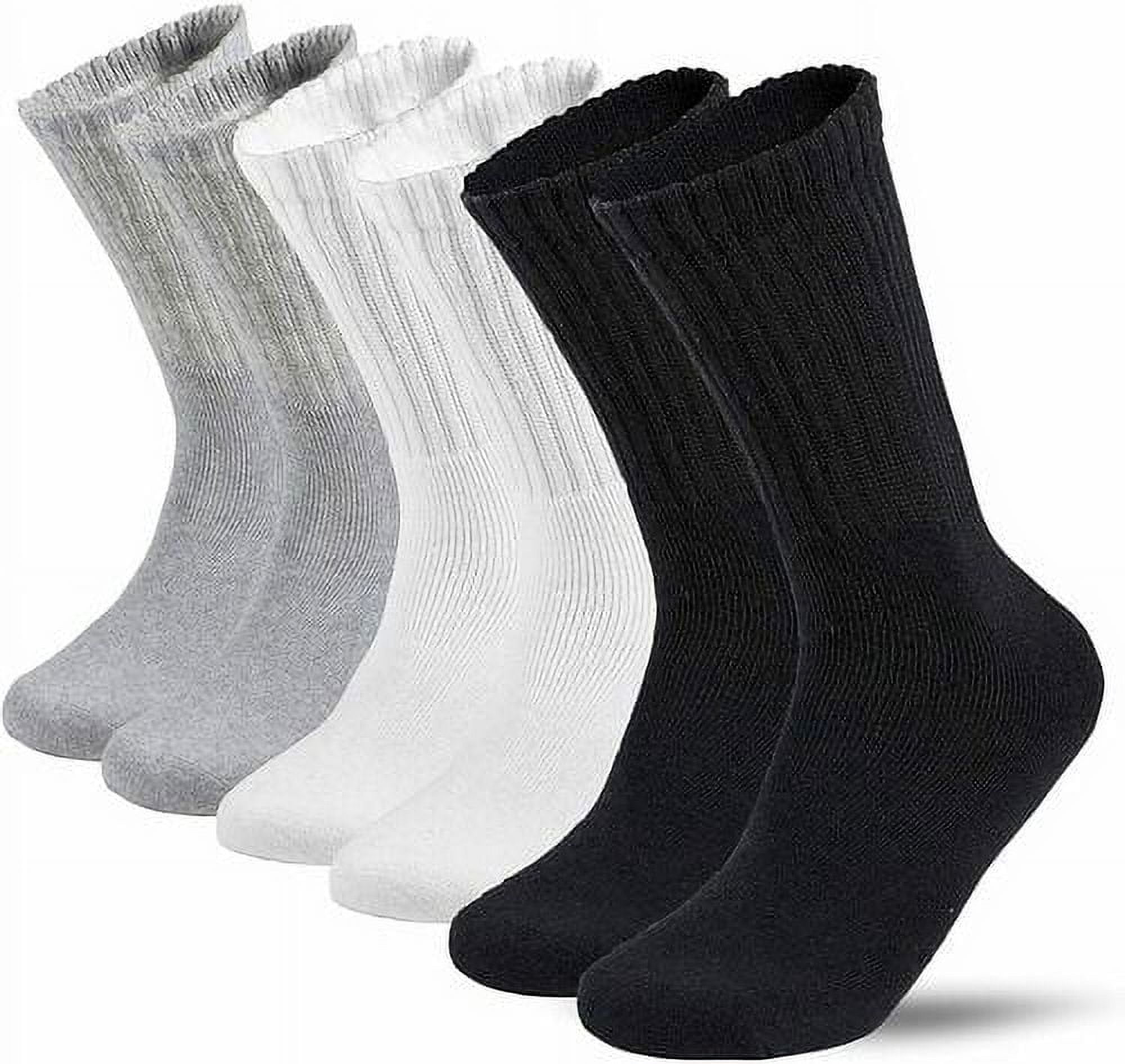 Lot 3-12 Pairs Women's Solid Sports Athletic Casual Work Plain Crew ...