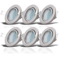 Lot De 6 Spots Led 6 Ampoules Led Gu10 3w Incluses Spots Encastrables
