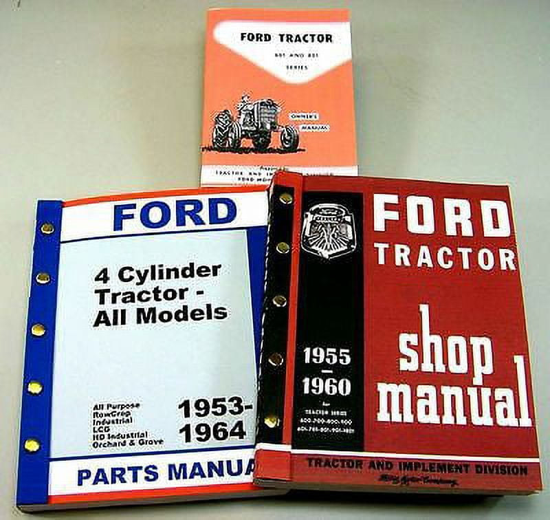 Lot Ford 671 681 841 Tractor Owner Operator Parts Service Repair Shop ...