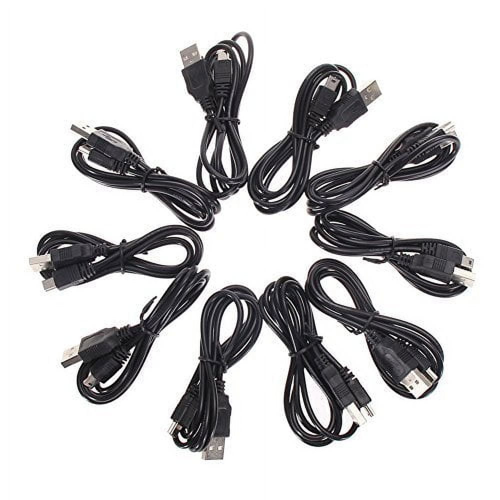 Lot Of 10 PCS USB Play Charger Charging Cable Cord For PS3 Controller 6 ...