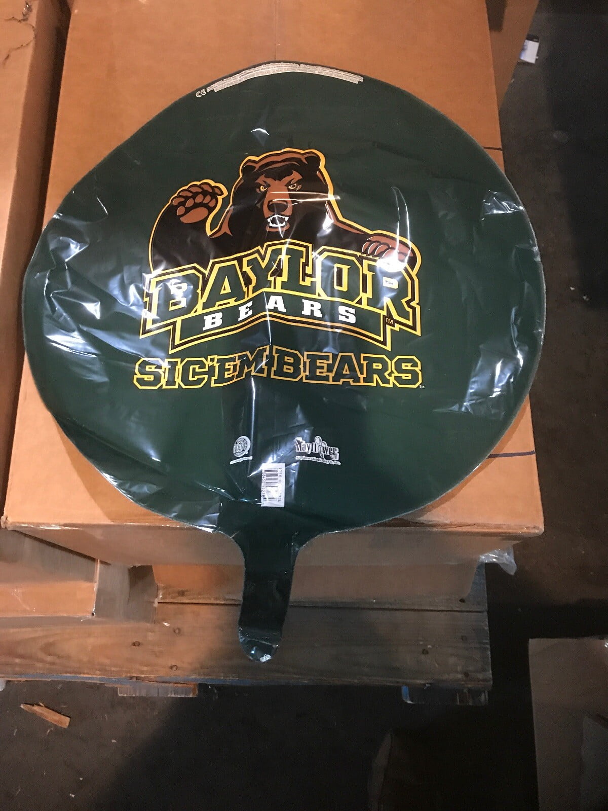 Lot Of 100 Baylor Bears Sic’em Bears Foil Flat Balloon 18” Mayflower ...