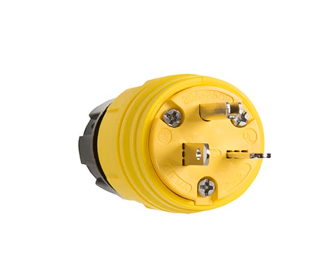 (Lot Of 2) 14W-48 Legrand 20A, 250V Watertight Straight Blade Plug ...