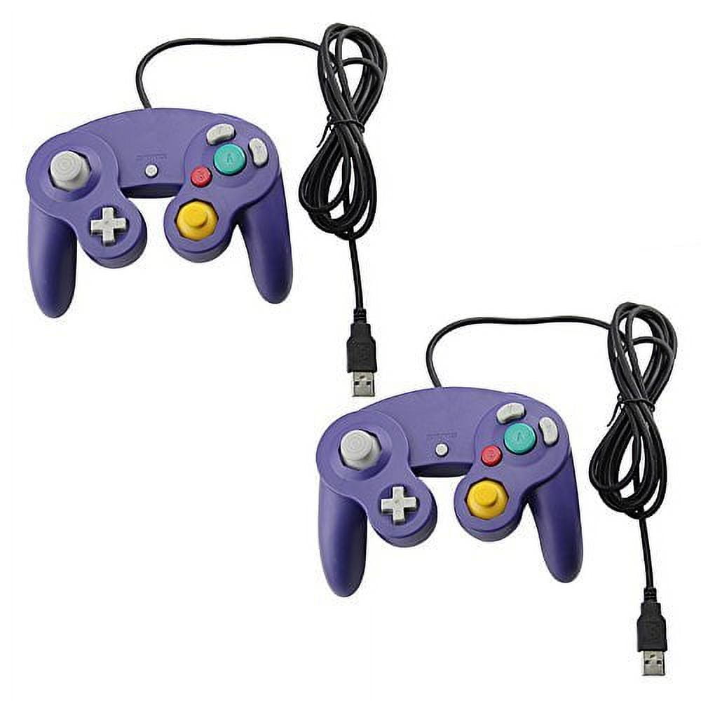 Lot Of 2 GameCube Style USB Wired Controllers For PC And MAC Classic ...