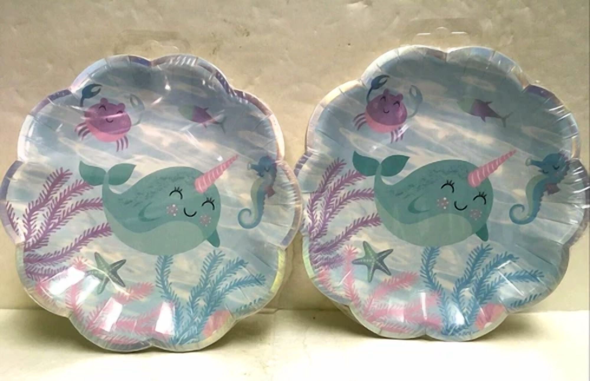 Lot Of 2 Paper Plates Pack Of 8 Count Each ~ 7 Inch~ Nip Talking Tables ...