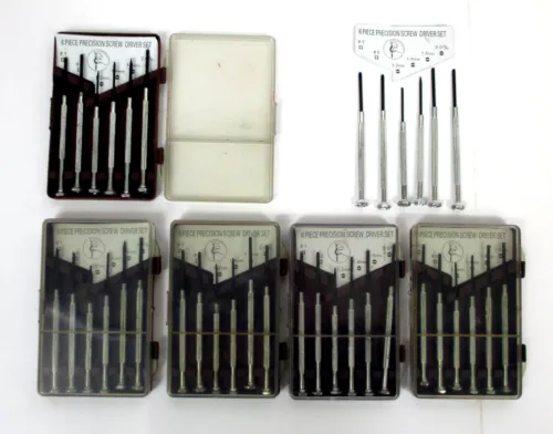 Lot Of 2 Set--6 Piece Precision Screw Driver Set Repair Kit - Walmart.com