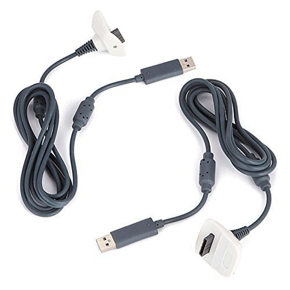 Lot Of 2 Xbox 360 Play And Charge Kit Replacement USB Charging Cables ...