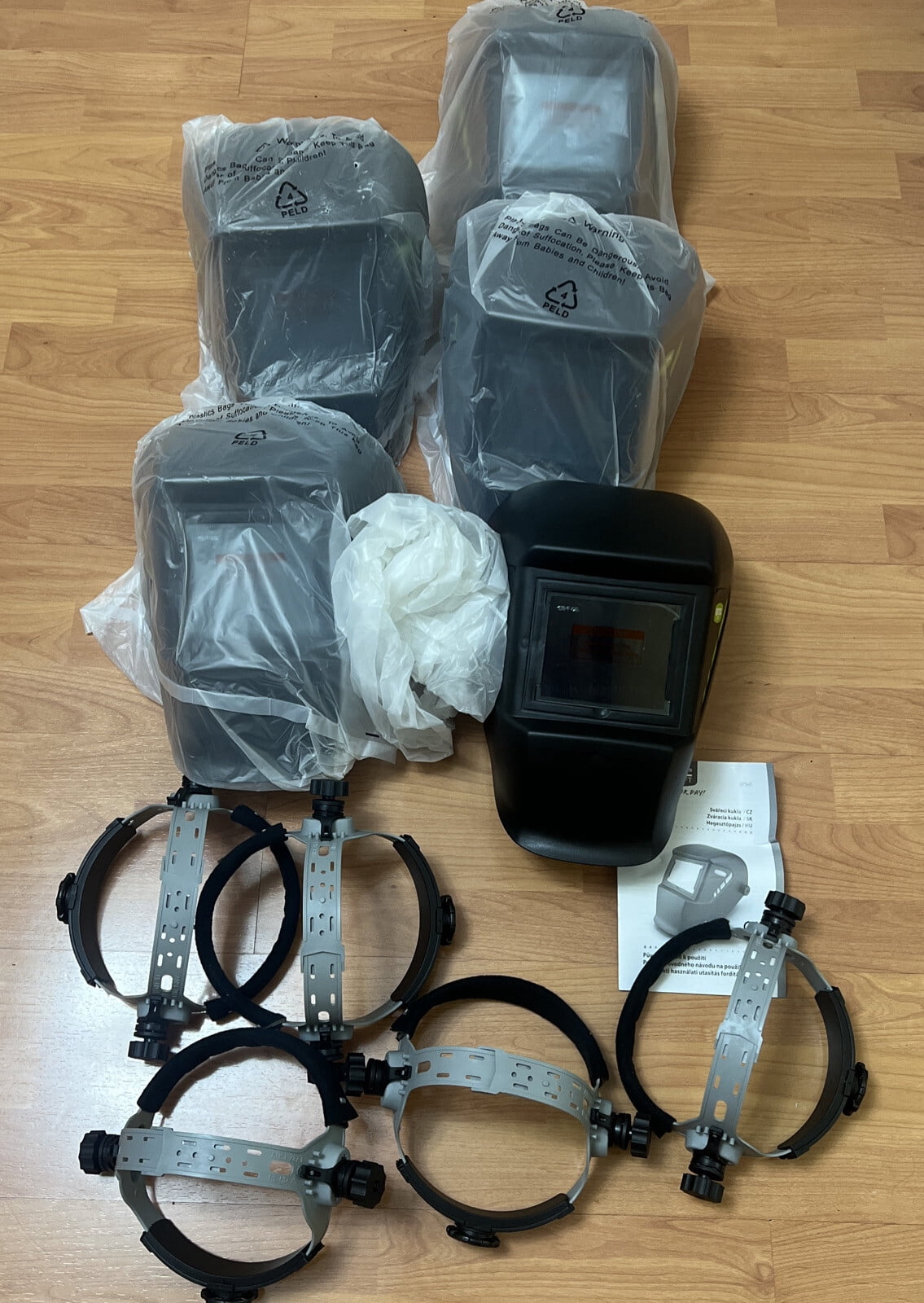 Lot Of 5 New Large View Screen Welding Helmet Welding Hood - Walmart.com