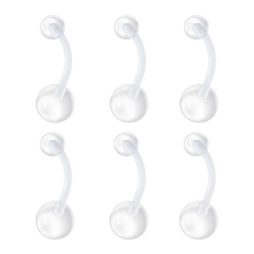 Luxe Modz 14G Belly Button Ring, 6 Pieces, 10mm - Walmart.com