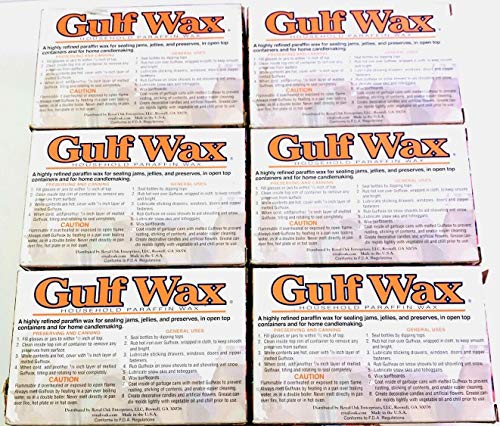 Lot of 6 Fresh 16oz Paraffin Canning Candle Gulf Wax - Walmart.com