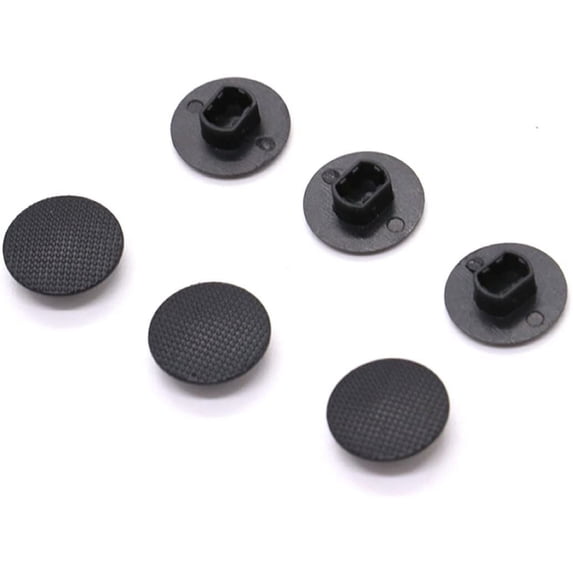Lot Of 6 Pack Black Analog Joystick Stick Cap Cover Button For PSP 1000 ...