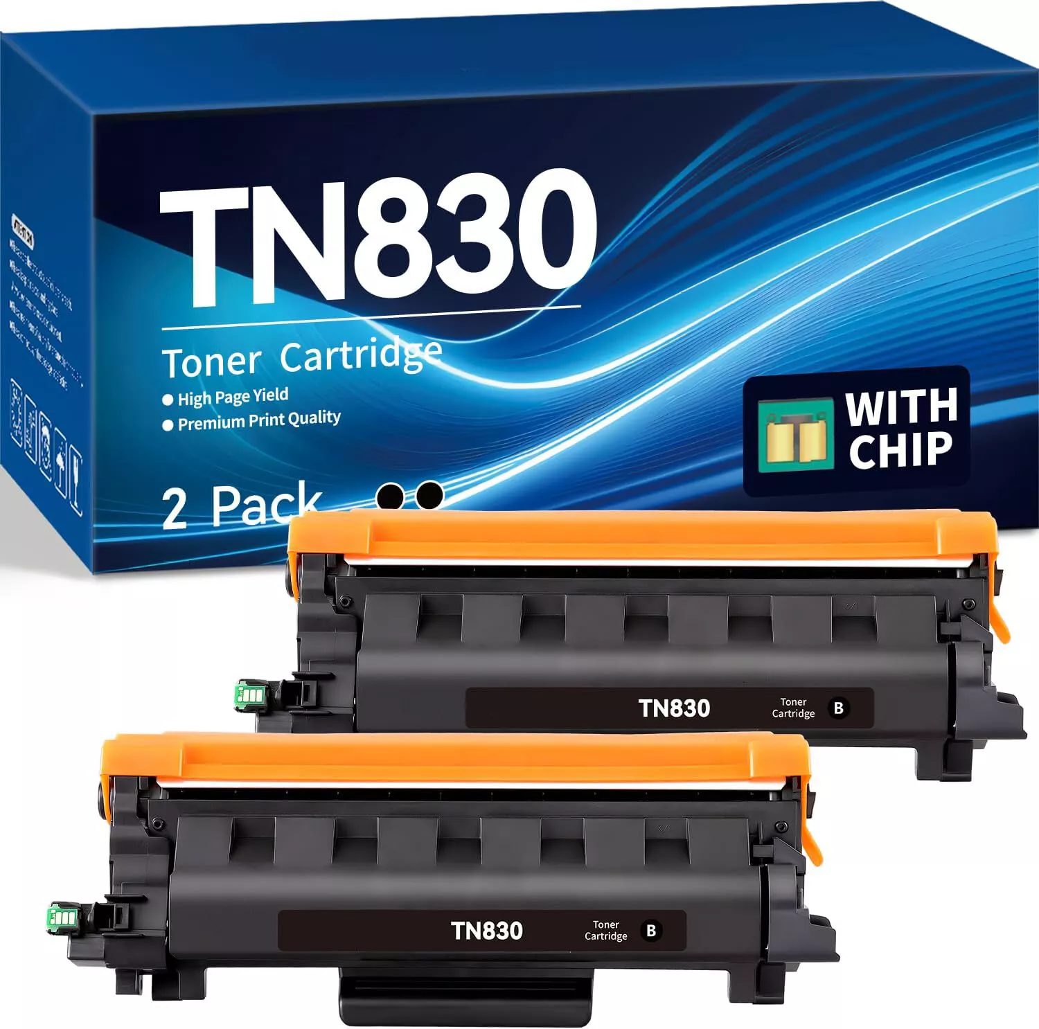 Lot TN830 Toner Cartridges for Brother HL-L2405W HL-L2420DW MFC-L2760DW ...