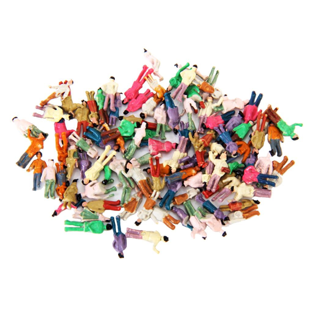 Lot of 1:150 Painted Passenger People Figures Train Model N Scale Mix ...