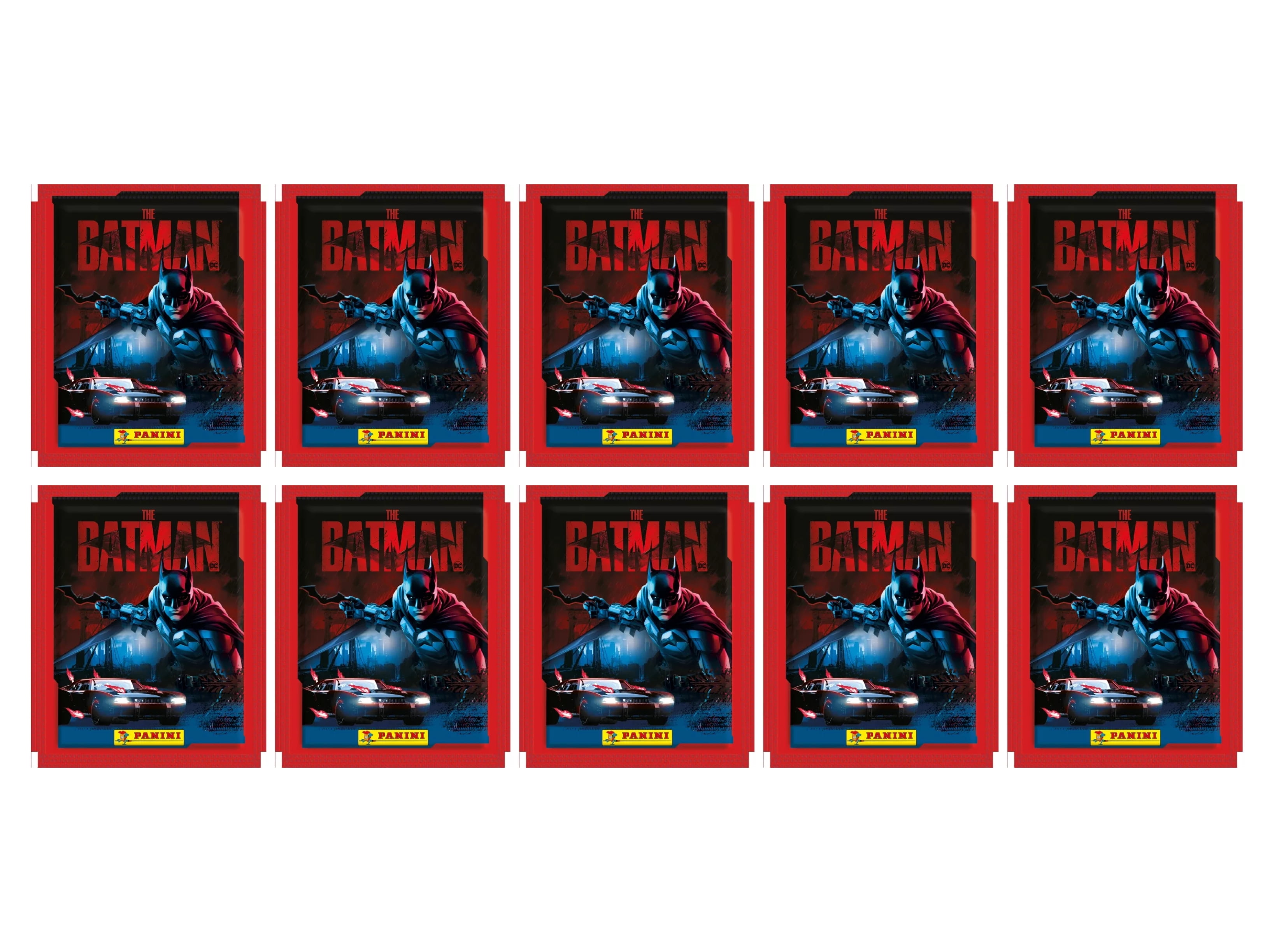 Lot of (10) 2022 Panini The Batman Movie Sticker Packs - Walmart.com