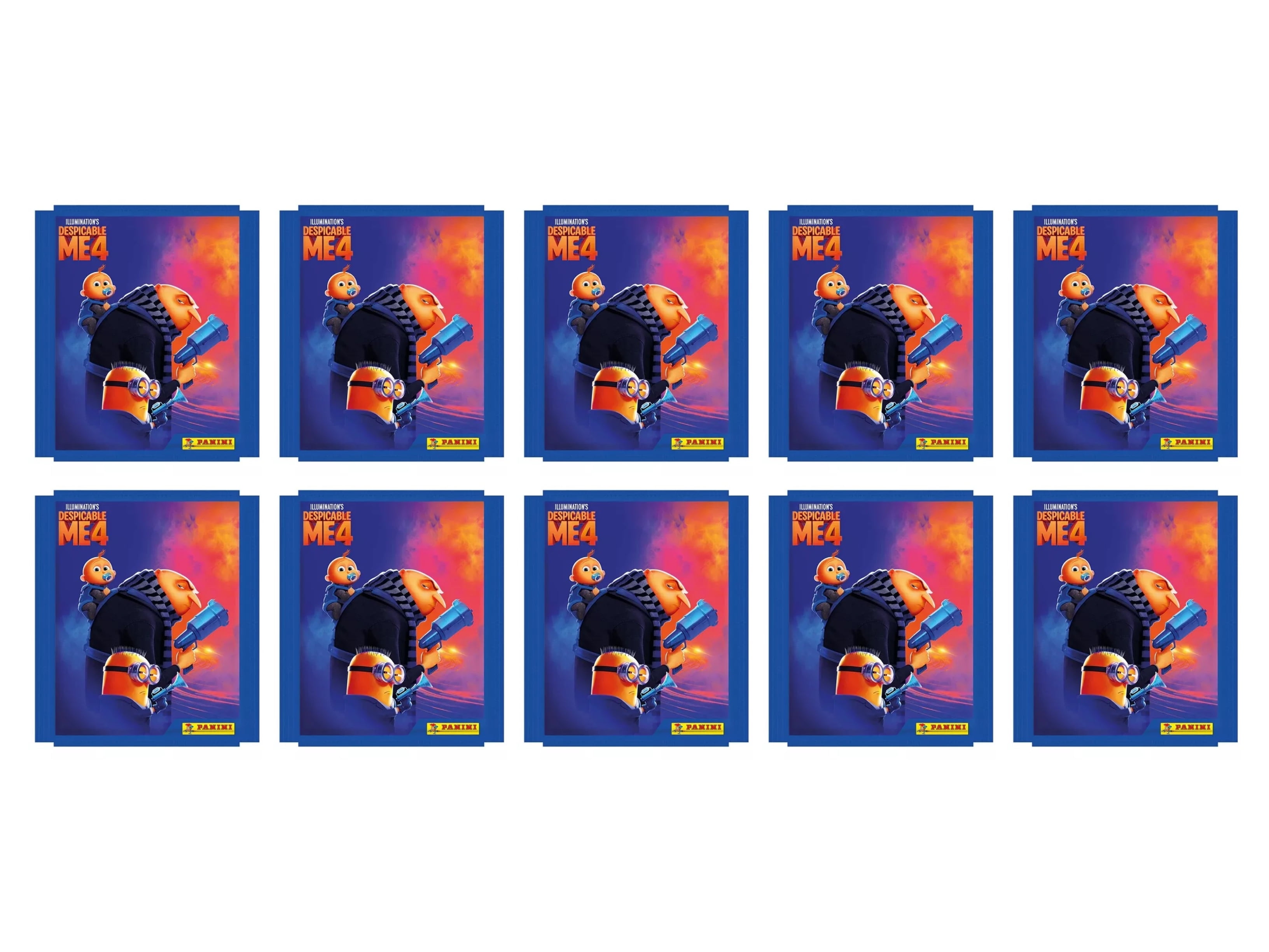 Lot of (10) 2024 Panini Despicable Me 4 Sticker Packs - Walmart.com