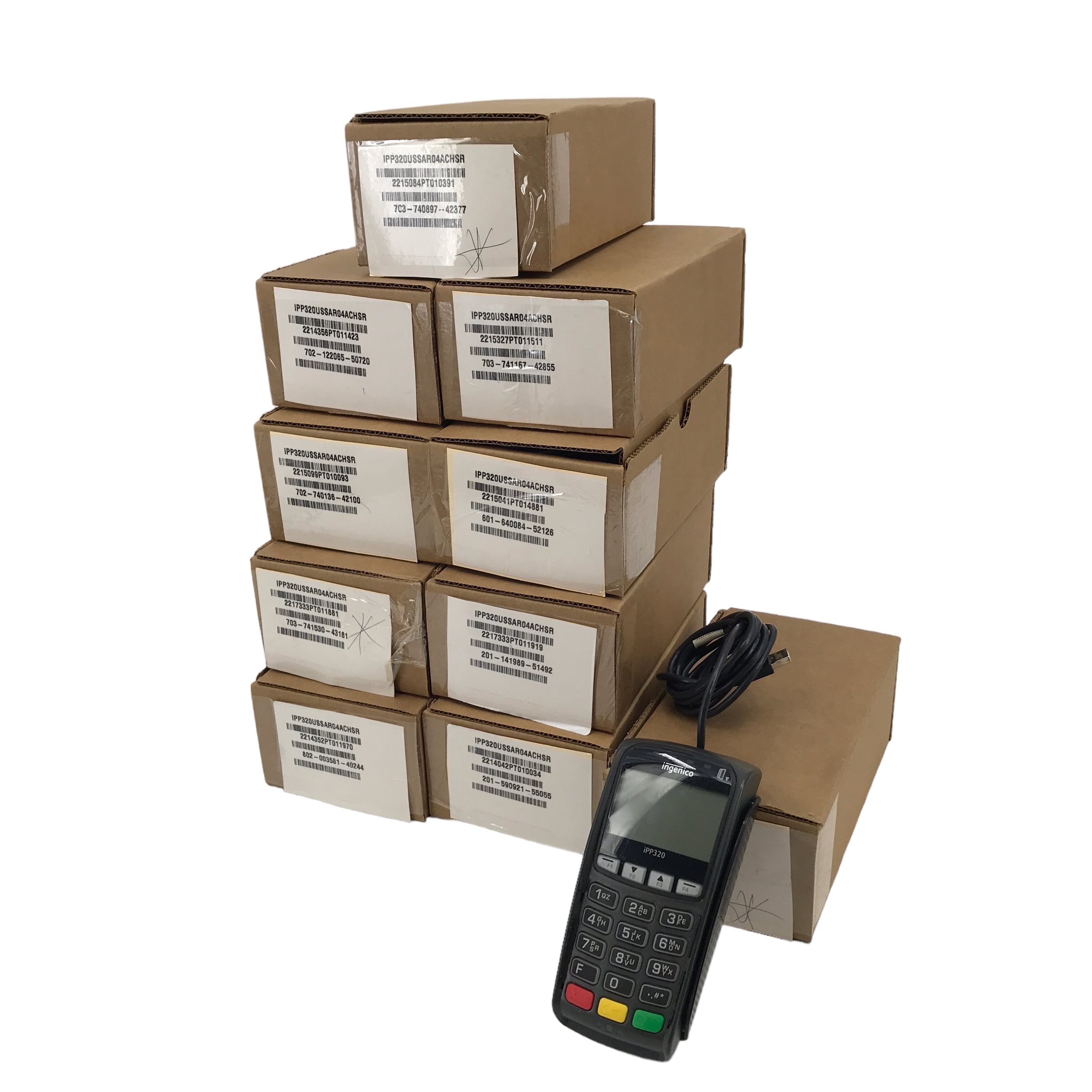 Lot of 10 Ingenico IPP320 POS Credit Card Reader Terminal IPP320 ...