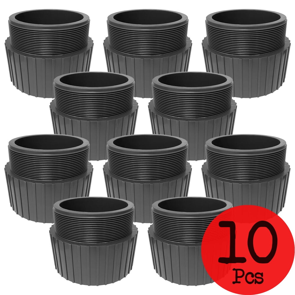 Lot of 10 PCS Sch 80 PVC 6" Male Adapter Socket X Male NPT Thread ...