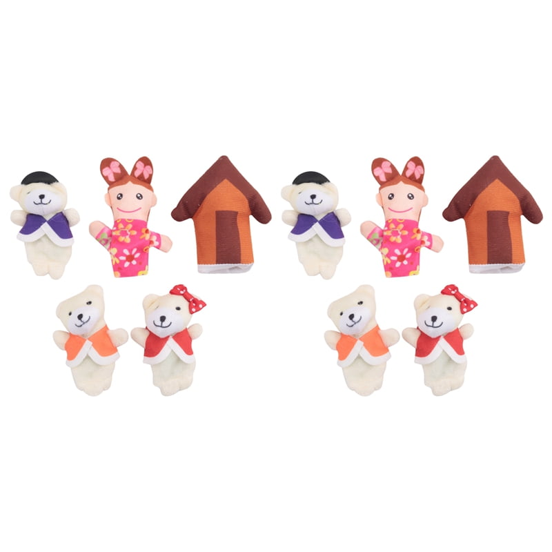 Lot of 10 Pcs Finger Fairytale Fairy Tale Goldilocks and Three Bears ...