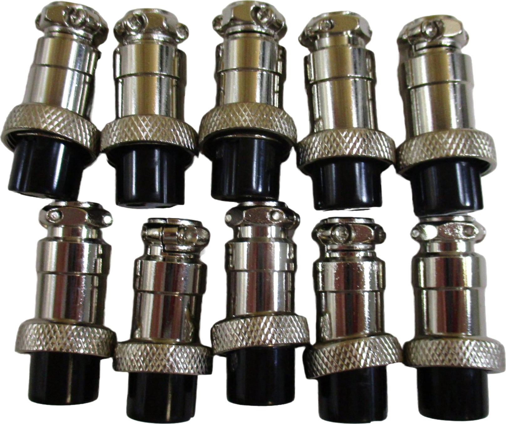 Lot of 10 Workman C2 Replacement Female 2-Pin CB Radio Microphone Plug ...