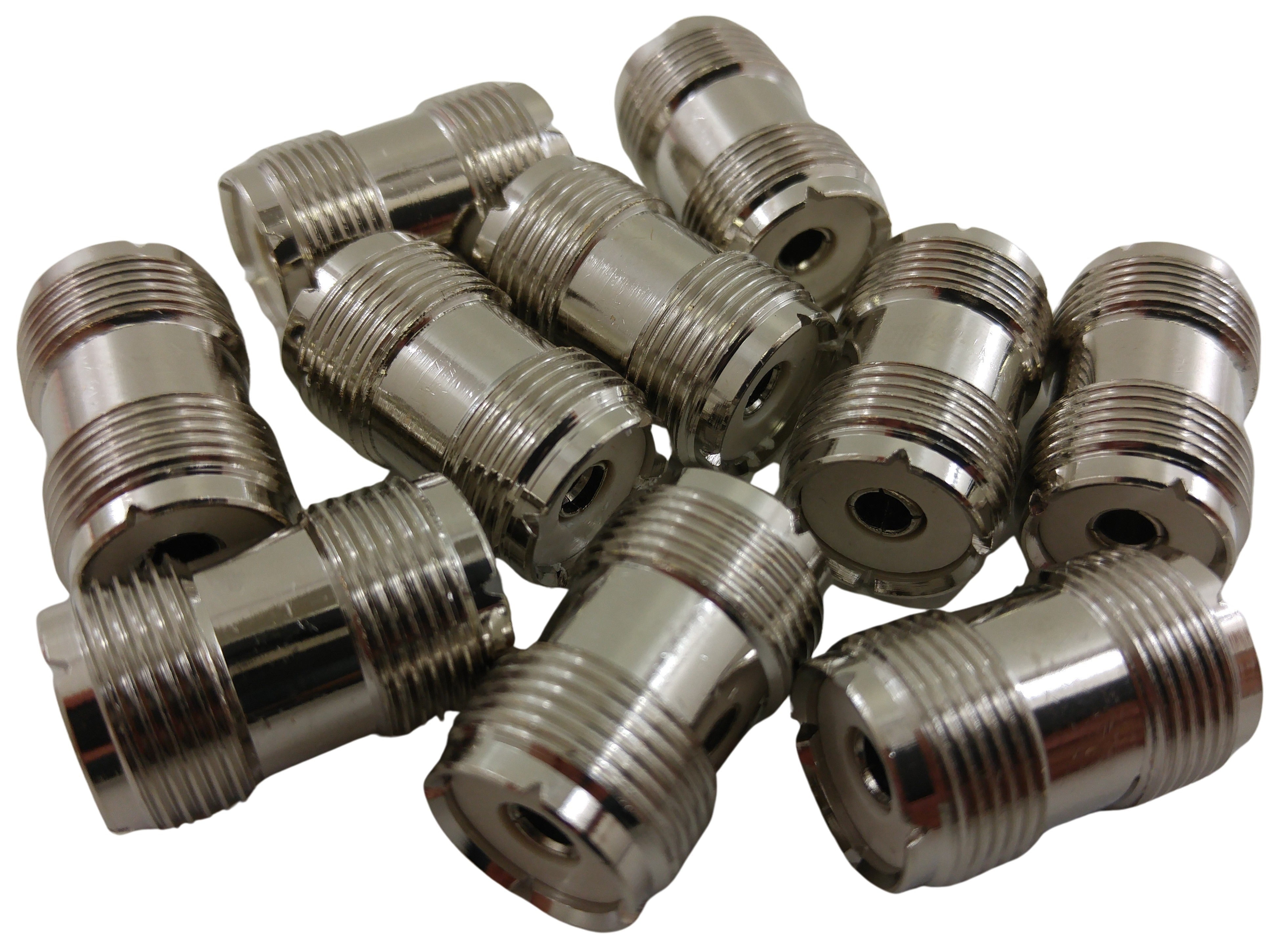 Lot of 10 Workman DFA Double Female Barrel UHF / SO-239 CB Coax Cable ...