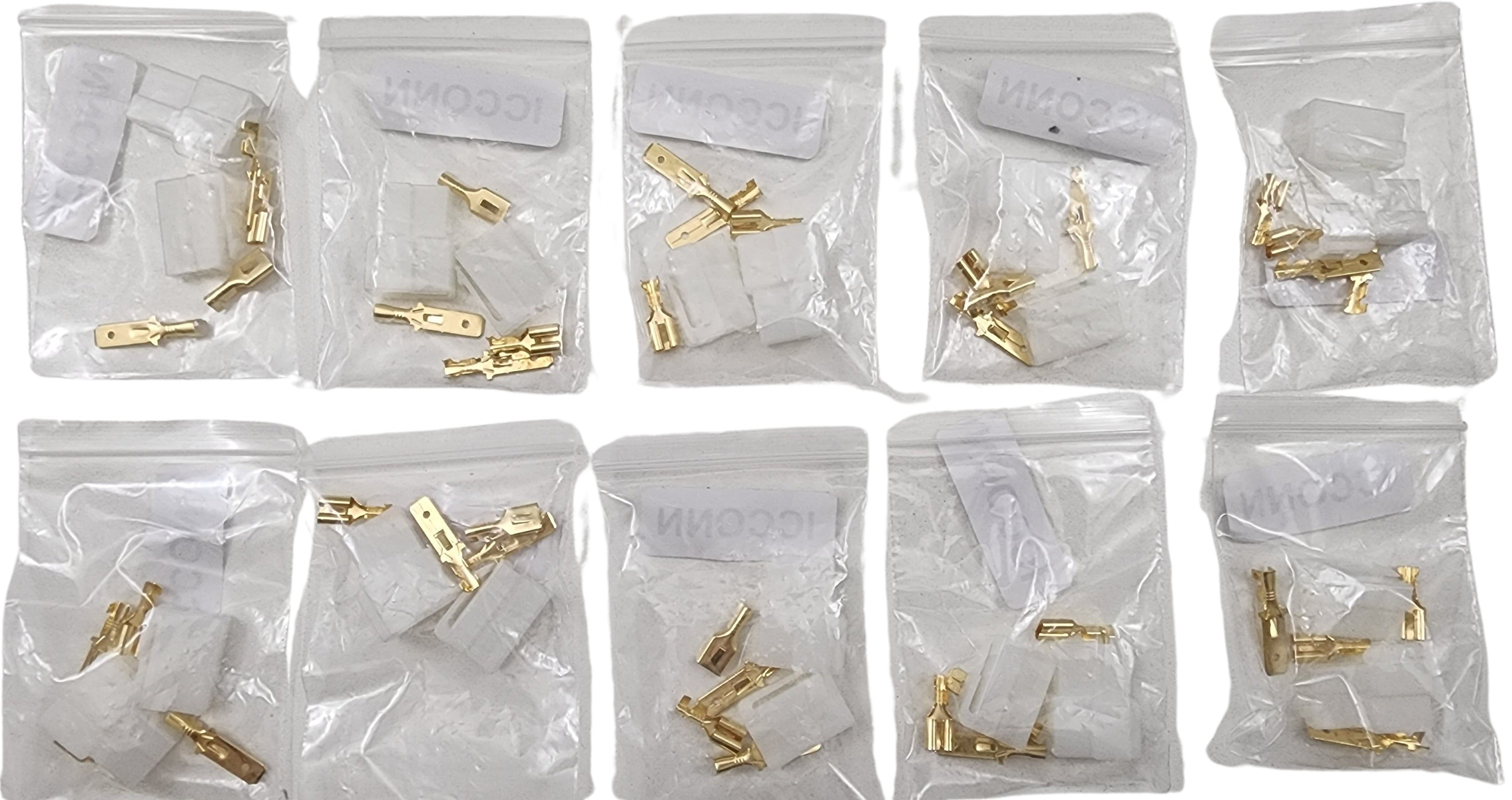 Lot of 10 Workman ICCONN T-Style Male and Female Nylon Connector for ...