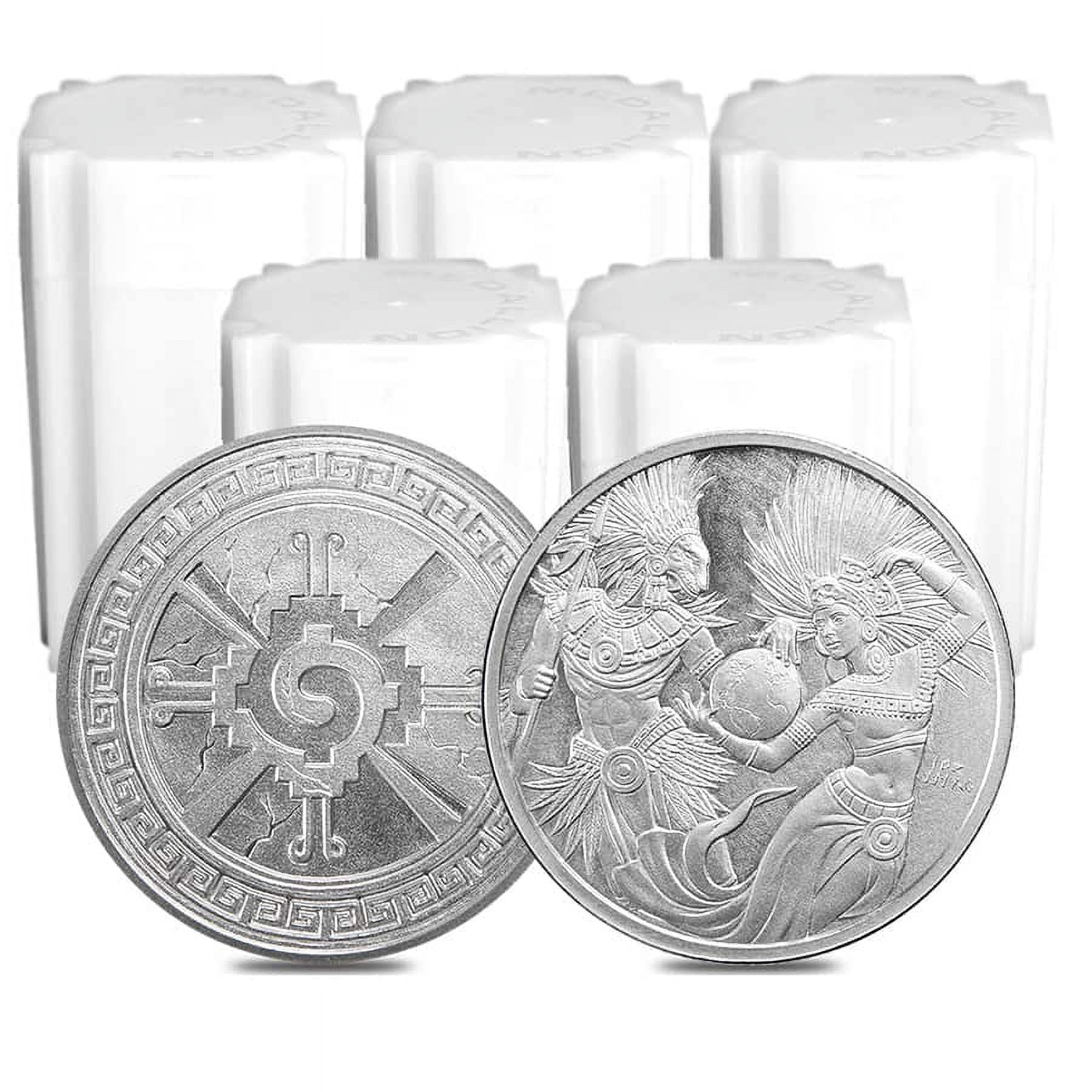Lot of 100 - 1 oz Aztec Yin Yang Silver Round .999 Fine - Walmart.com