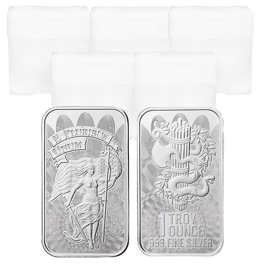 Lot of 100 - 1 oz Unity Silver Bar .999 Fine - Walmart.com